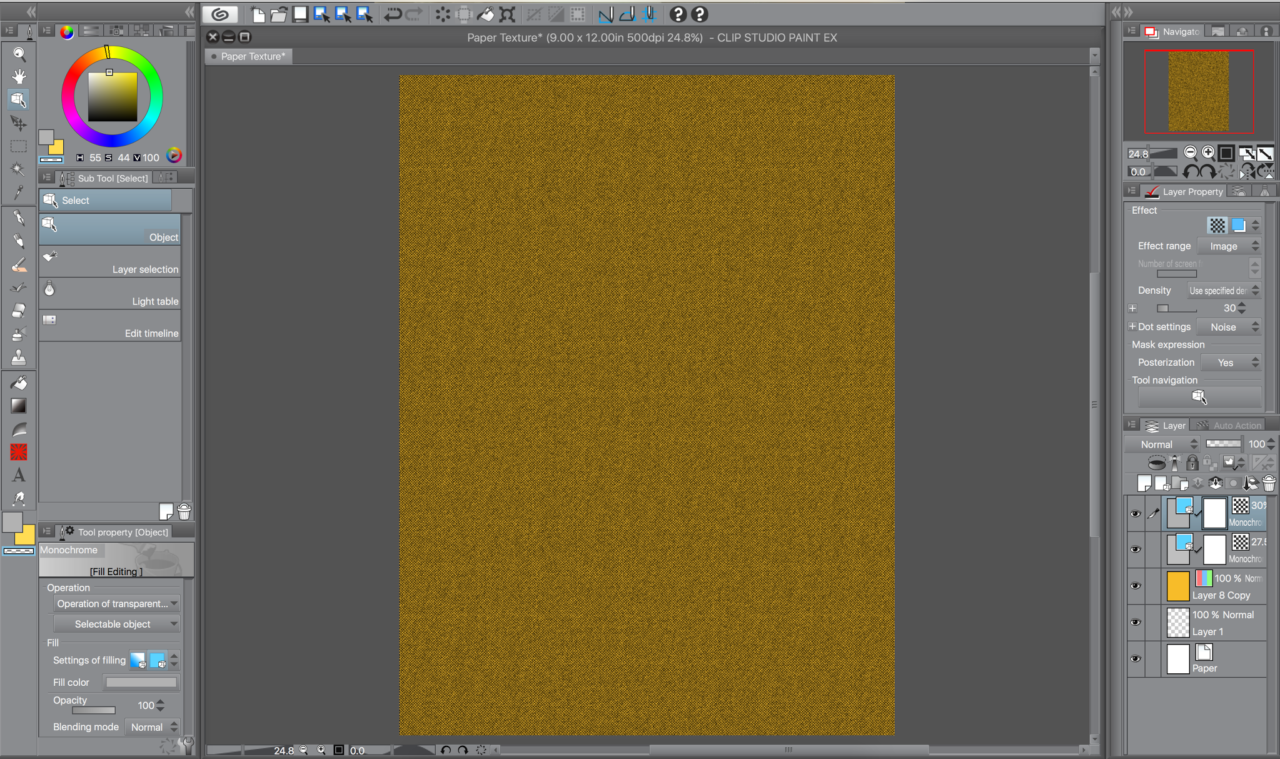 Tutorial: Making a great Paper texture in Clip Studio Paint | Jason ...